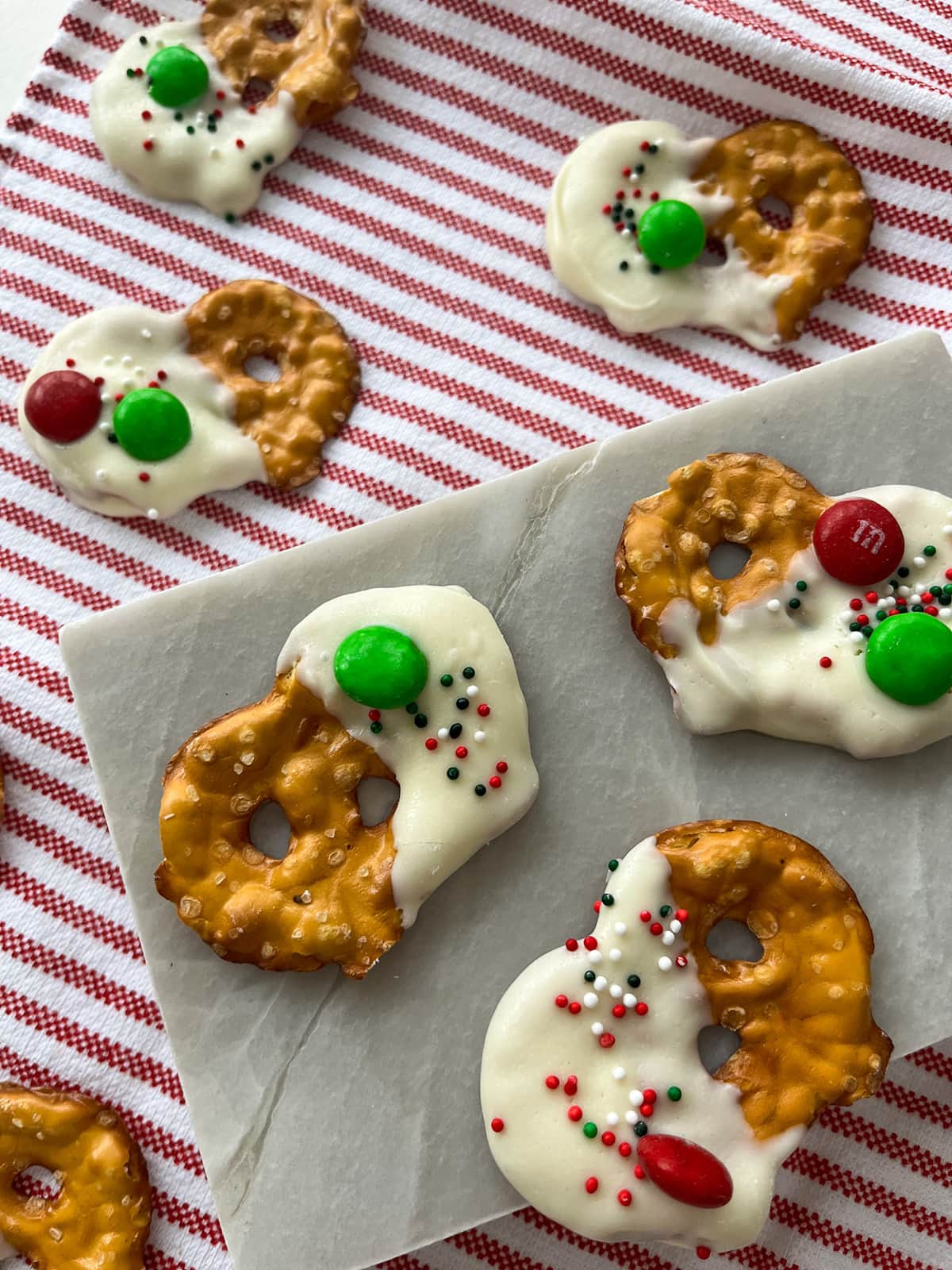White Chocolate Covered Pretzels - Up North Nosh