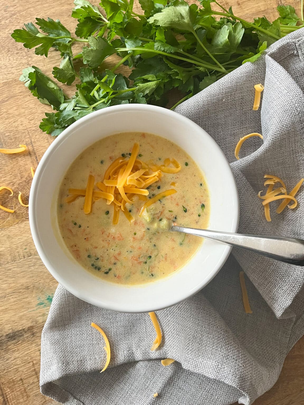 Broccoli Cheese Soup - Up North Nosh