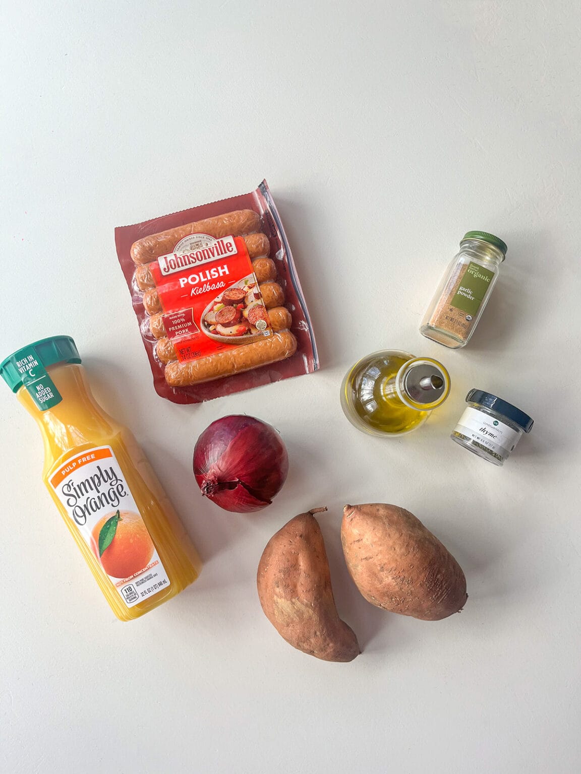 Polish Sausage and Sweet Potato Foil Packets - Up North Nosh