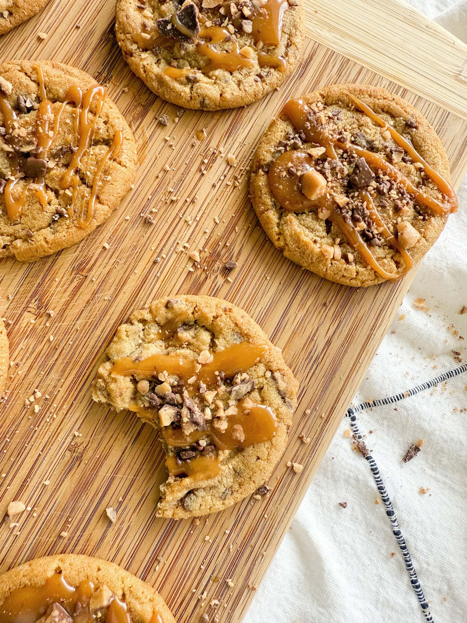 Heath Bar Cookies - Up North Nosh
